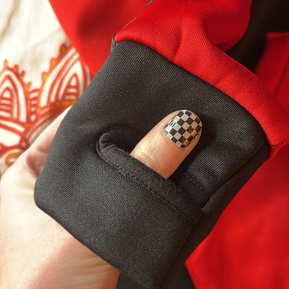 Empyre | Tops | Empyre Brand Red And Black Raglan Sleeve Hoodie With ...